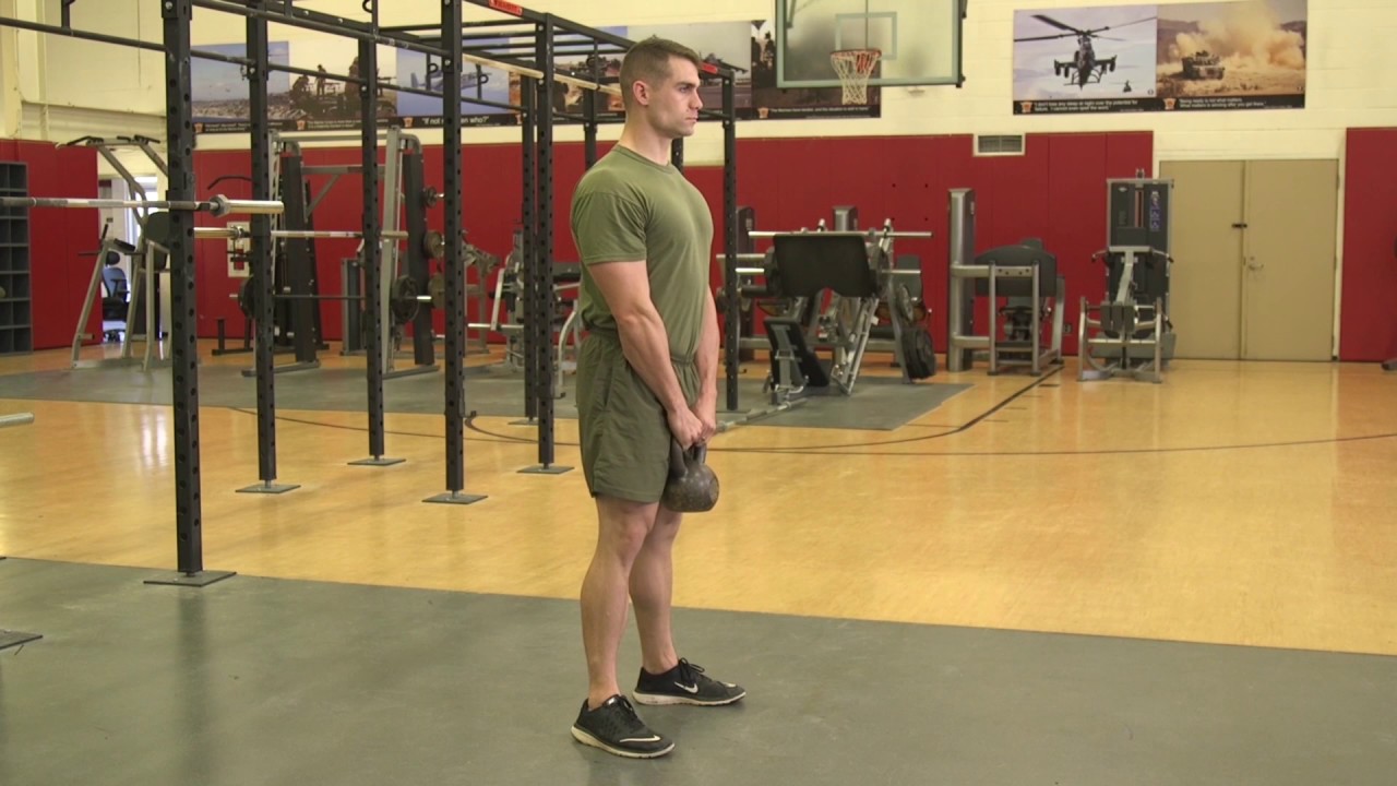 U.S. Marine Corps Fitness - Kettlebell Romanian Deadlift