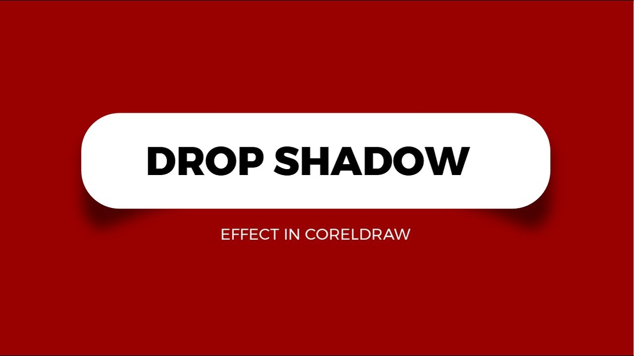 How to Create a Custom Drop Shadow Effect in CorelDRAW | Make Your Designs Pop