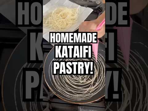 KATIE MAKES KATAIFI PASTRY! It’s actually so easy!