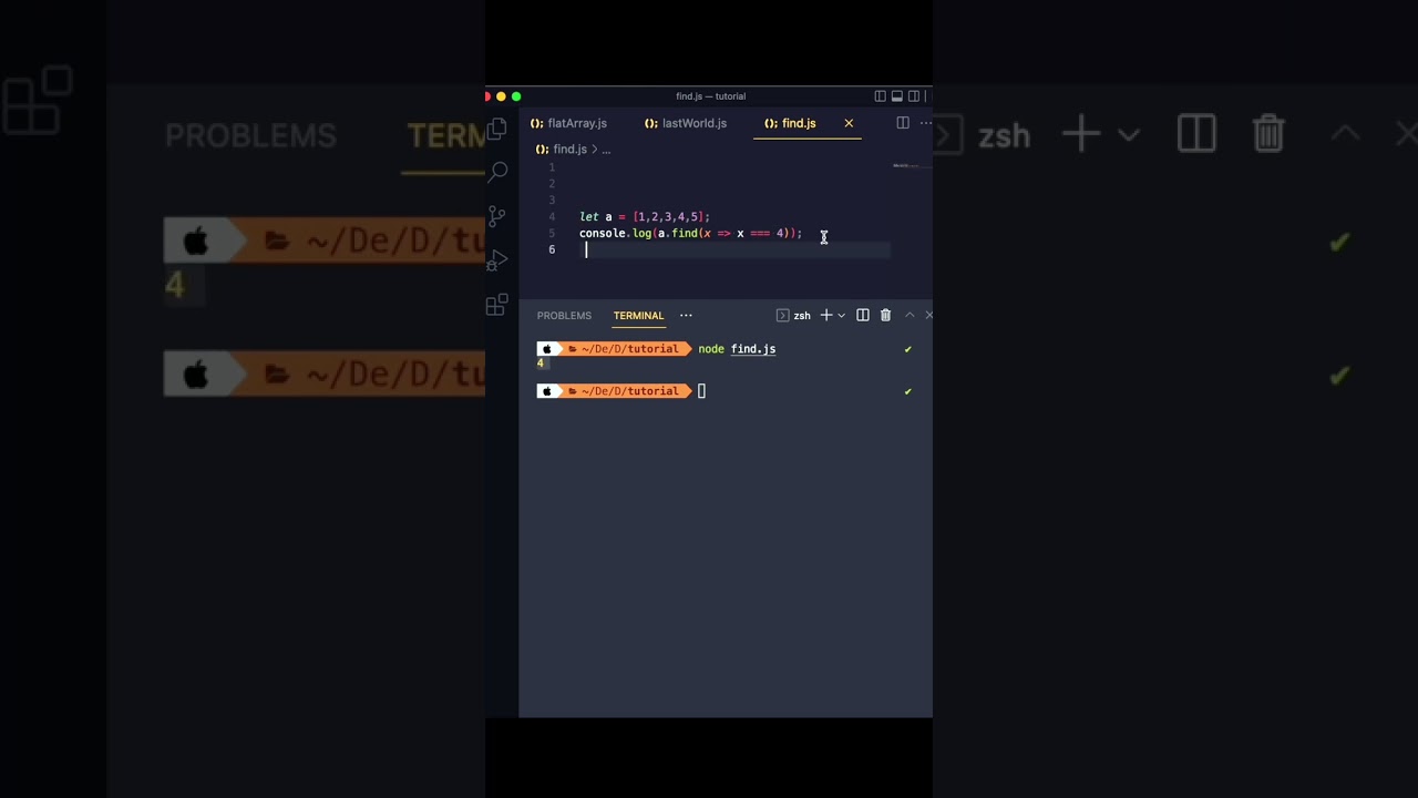 find and findIndex method in JavaScript!