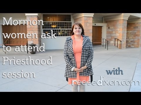 Mormon Women attend Priesthood Session of General Conference