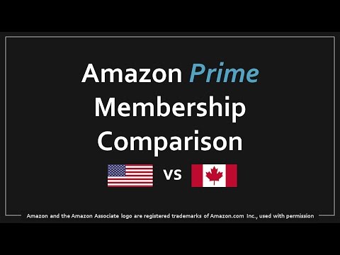 Amazon Prime US vs Canada Comparison
