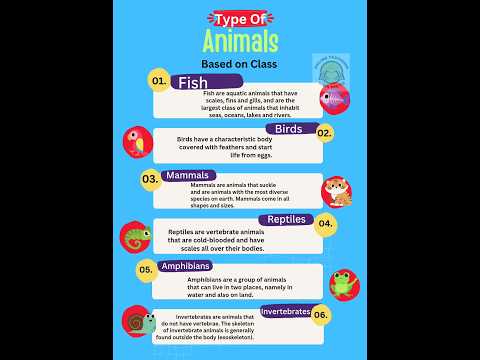 Types of animals based on class| Classification of animals #classification #biology