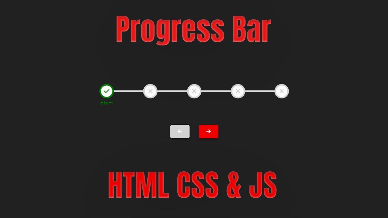 Create a Dynamic Progress Bar with HTML, CSS & JavaScript | Beginner Project