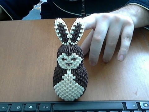 How to make 3d origami Bunny | The Secrets of Origami