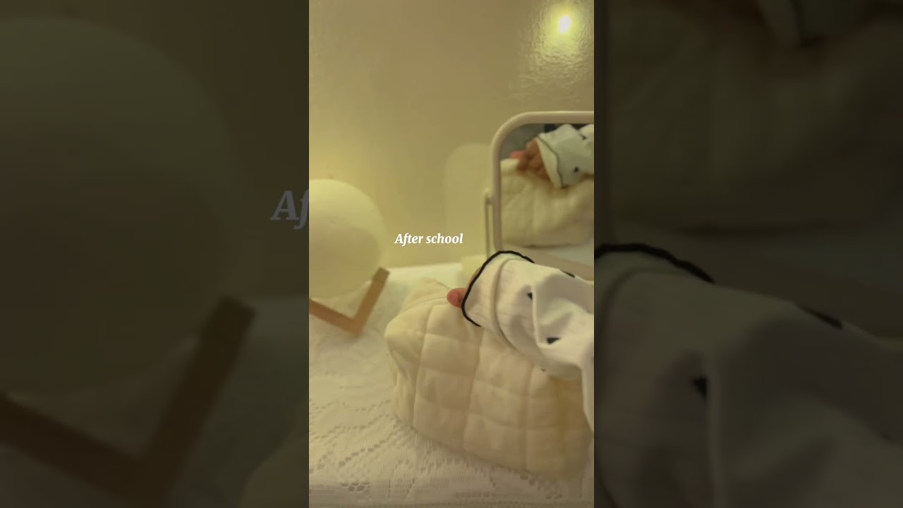 After School routine #cozygirl #cozynights #aesthetic #asmr #afterschool #vlog