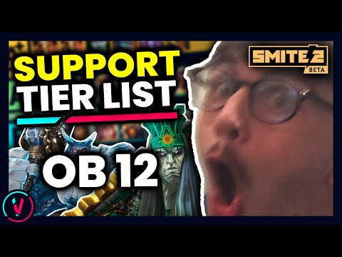 We Ranked Every SMITE 2 Support... | SMITE 2 OB12 Tier list w/ Clockletone