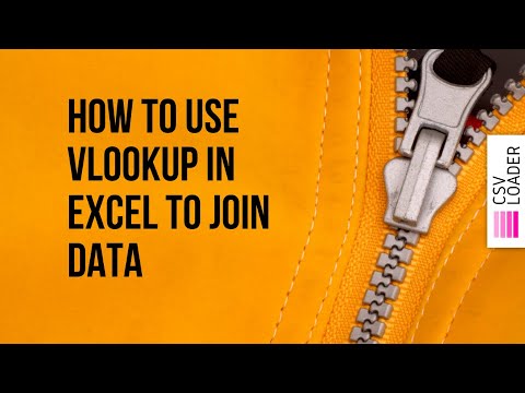 How to Use VLOOKUP in Excel to Join Data (from multiple sheets)