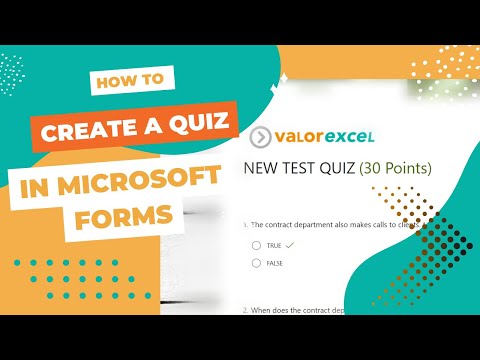 How to Create a Quiz in MIcrosoft Forms