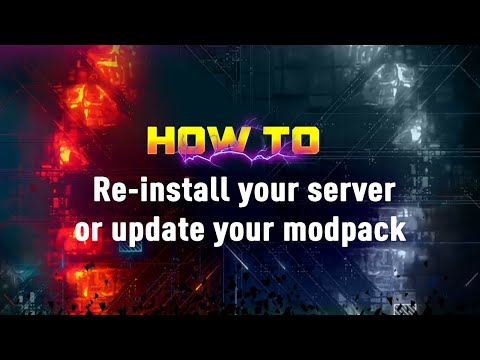 How to: Re-install your server or update your modpack