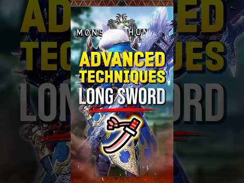 Long Sword ADVANCED Techs in Monster Hunter World #MHW #MonsterHunter #Gaming