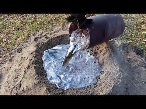 Enormous Fire Ant Colony Casted With Molten Aluminum (Anthill Art) #9