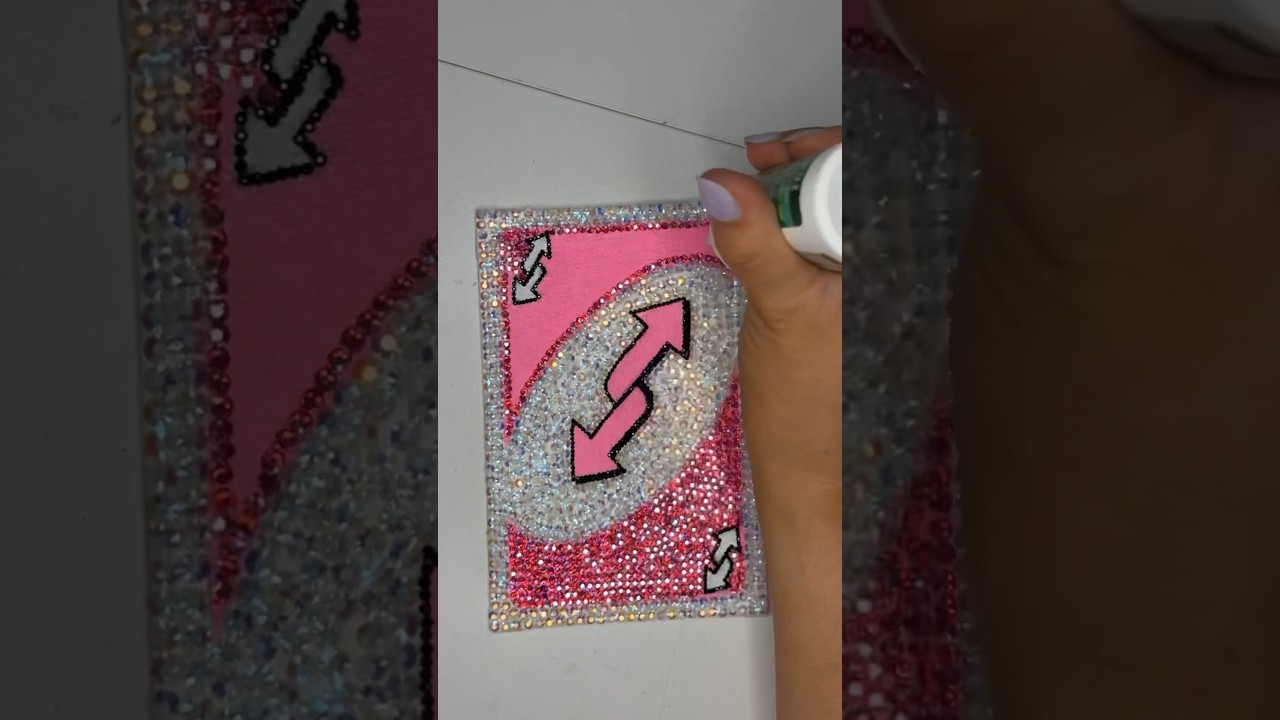 Bedazzled Painting!✨ #diy #bedazzled #crafts