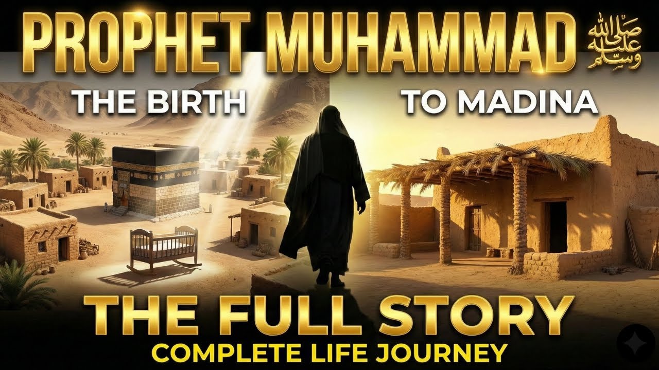 The Full Life Story of Prophet Muhammad ﷺ | From Birth to Madina (Documentary)