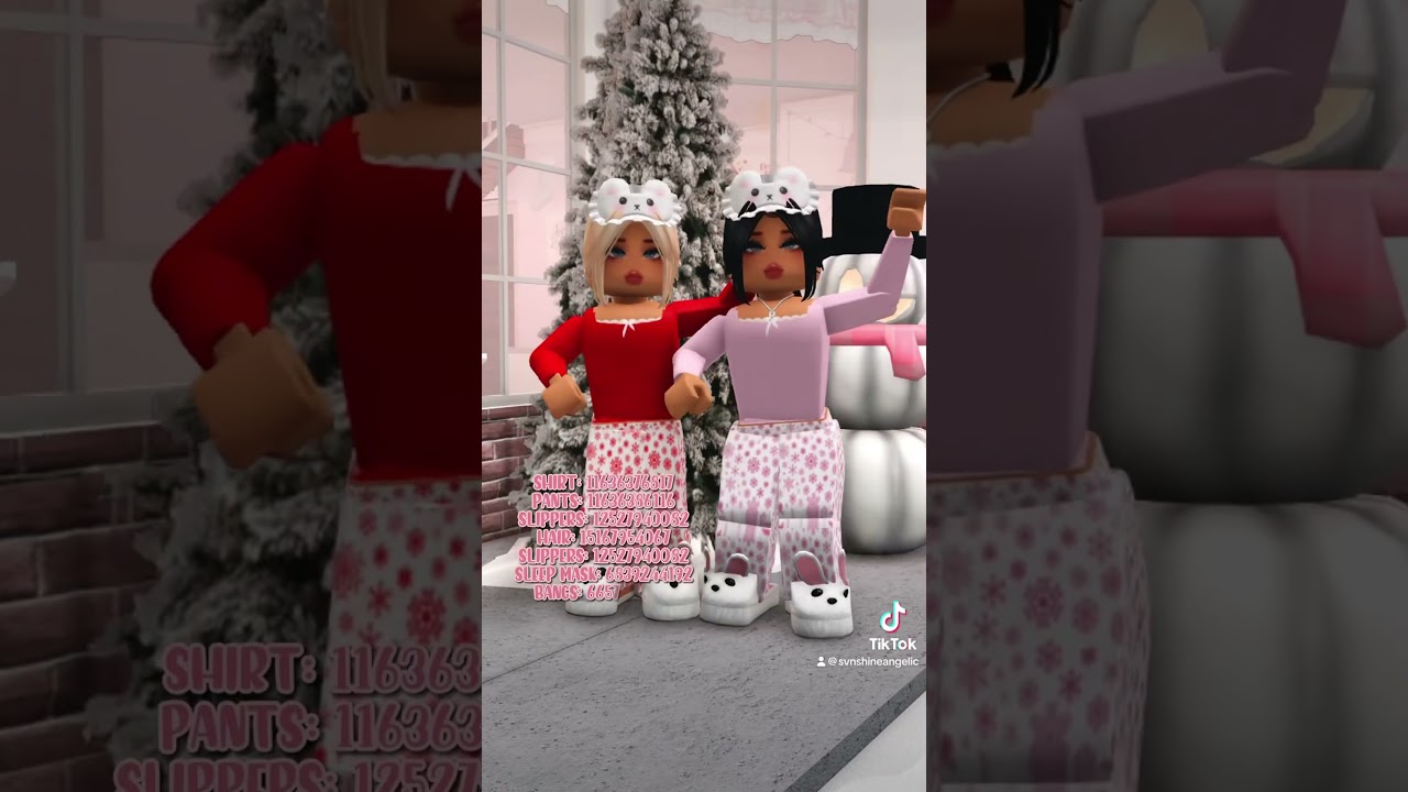 christmas matching pajama codes ❄️ | #roblox #bloxburg #viral #fypage #recommendations #fyp #shorts
