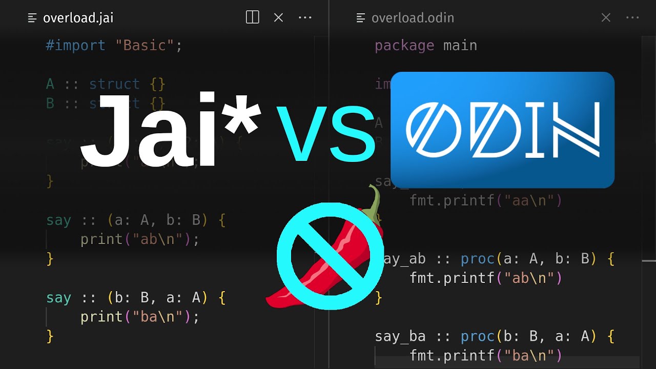 Jai vs Odin systems programming languages (Non-spicy takes!)
