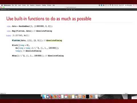 Tutorial- 10 Tips for Writing fast Mathematica Code