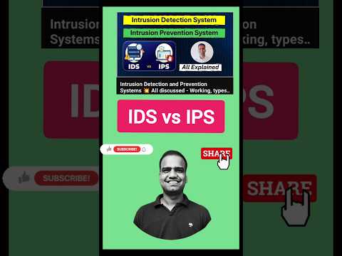 IDS vs IPS in short 💥 Watch full video 👇 #shorts - 222