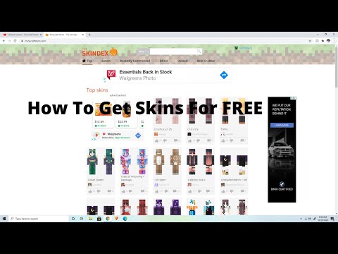 How To Get Skins For FREE IN Minecraft Java!