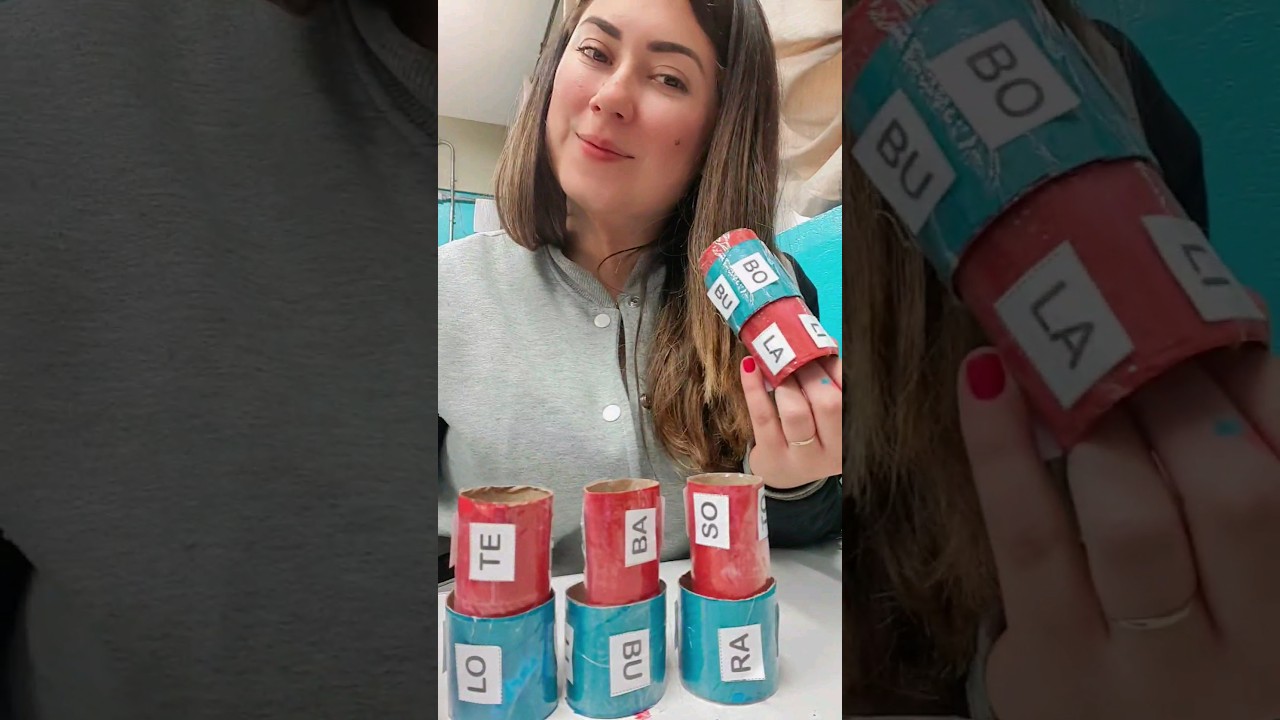 Olá, pessoal! Mais uma atividade simples de fazer!Trabalhando as sílabas de forma lúdica! 👩🏻‍🏫📚🔠