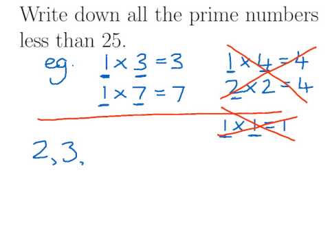 Year 7: Prime numbers