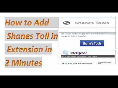 How to Add Shanes Tool in Chrome Extention