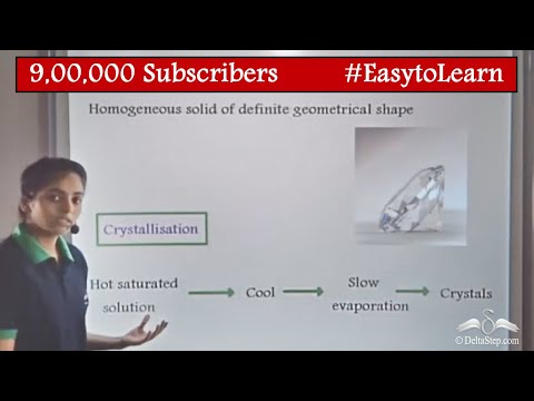 Crystal and Crystallization Process | Water | Class 8 | CBSE | NCERT | ICSE