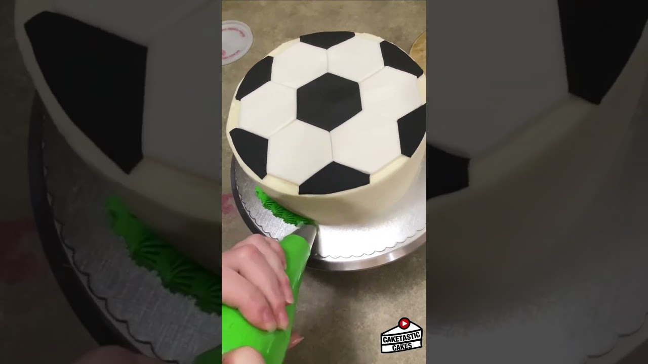 Simply Simple Soccer Ball Cake! SHORT