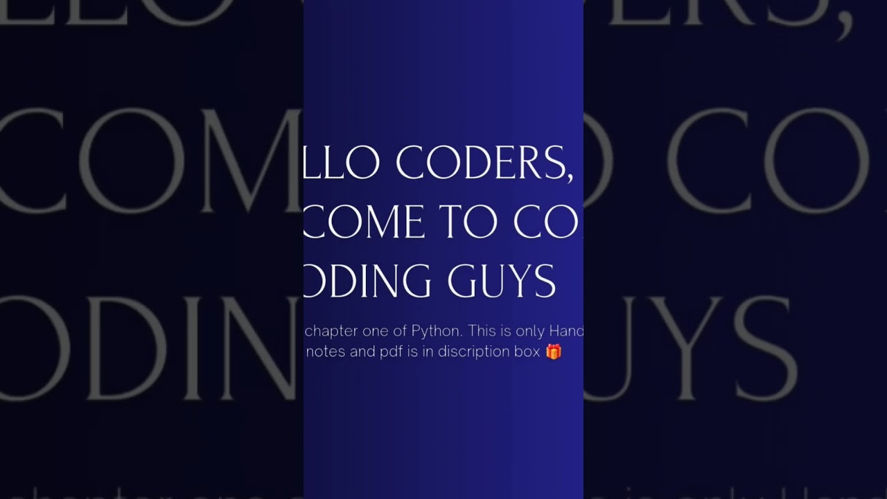 Master Python coding with these short video tutorials