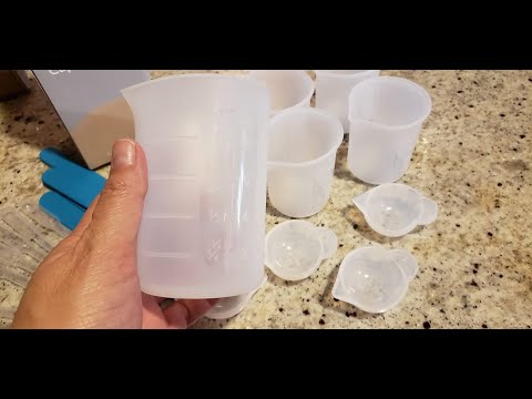 Silicone Resin Measuring Cups Tool Kit- Nicpro 250 & 100 ml Measure Cups, Silicone Popsicle S Review