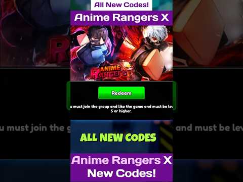 New Anime Rangers X Codes - All New Codes For Anime Rangers X