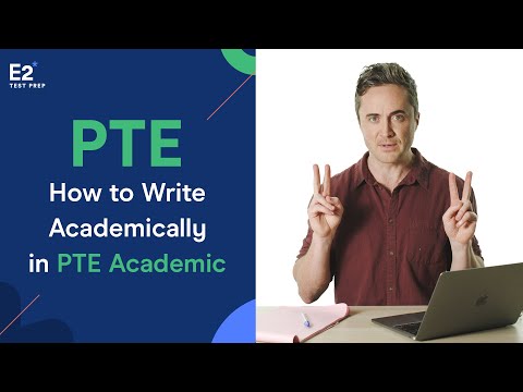 How to Write Academically in PTE Academic? Video Lecture - Crash Course ...