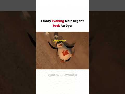 Urgent work on Friday | Corporate Life | Funny Shorts | Office Meme | Ritz Media World
