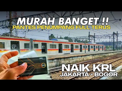Pertama Kali Naik KRL Jakarta-Bogor || Ternyata Murah Meriahh ✨