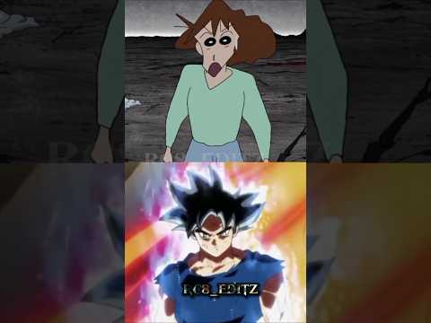 Shinchan's Mom X Goku UI ๐#trending #viralvideo #viralshorts #edit #gokuedit #goku #kakarot