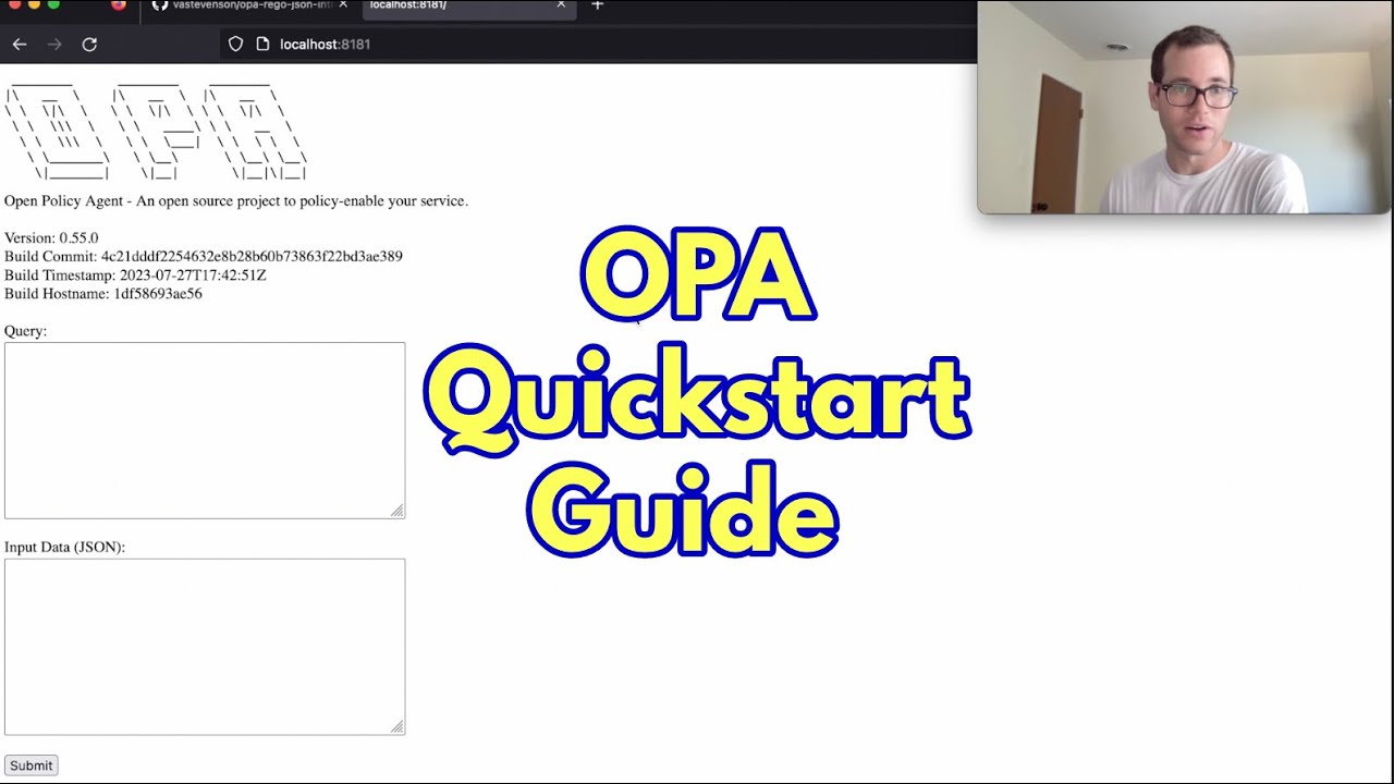 Open Policy Agent OPA Quickstart Guide with Simple Rego Rules and Json Inputs