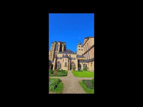 [4K] Visit the cloisters of Trier Cathedral in the Trier, Germany