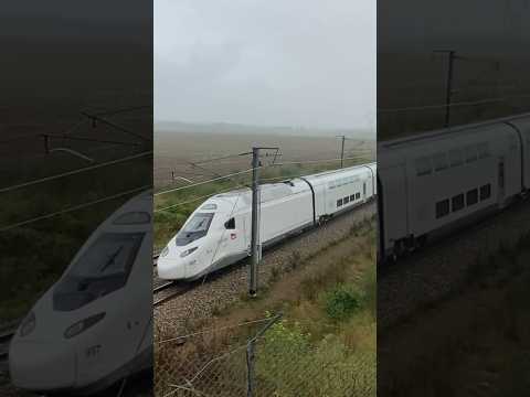 Le TGV M a 300km/h SUR LGV NORD !!!!!!!