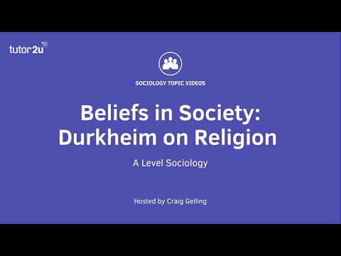 Durkheim on Religion | Beliefs in Society | A-Level Sociology