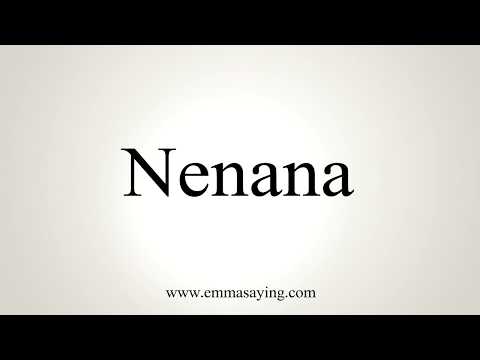 How To Pronounce Nenana
