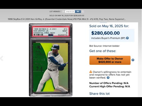 High Rollers: The 10 Highest Sportscard Sales From the Latest Heritage Auction