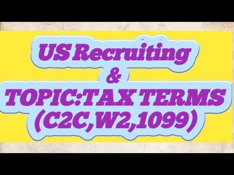US STAFFING|TRAINING|TAX TERMS(W2 ,1099,Corp to Corp)/Raghu D