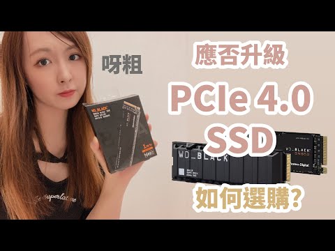 應否轉用 PCIe 4.0 SSD?如何選購 PCIe 4.0 SSD?Feat 實測最快 WD_BLACK SN850 SSD | 廣東話中字 | 呀粗 (阿粗)