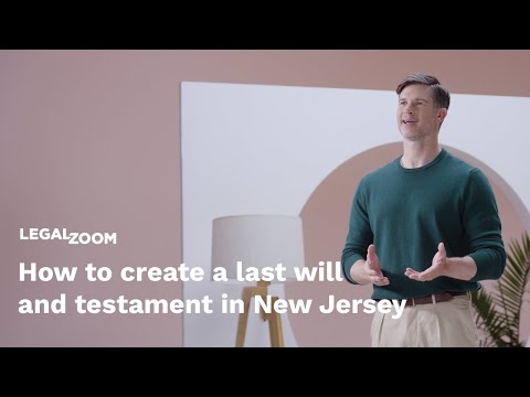 How to create a last will and testament in New Jersey