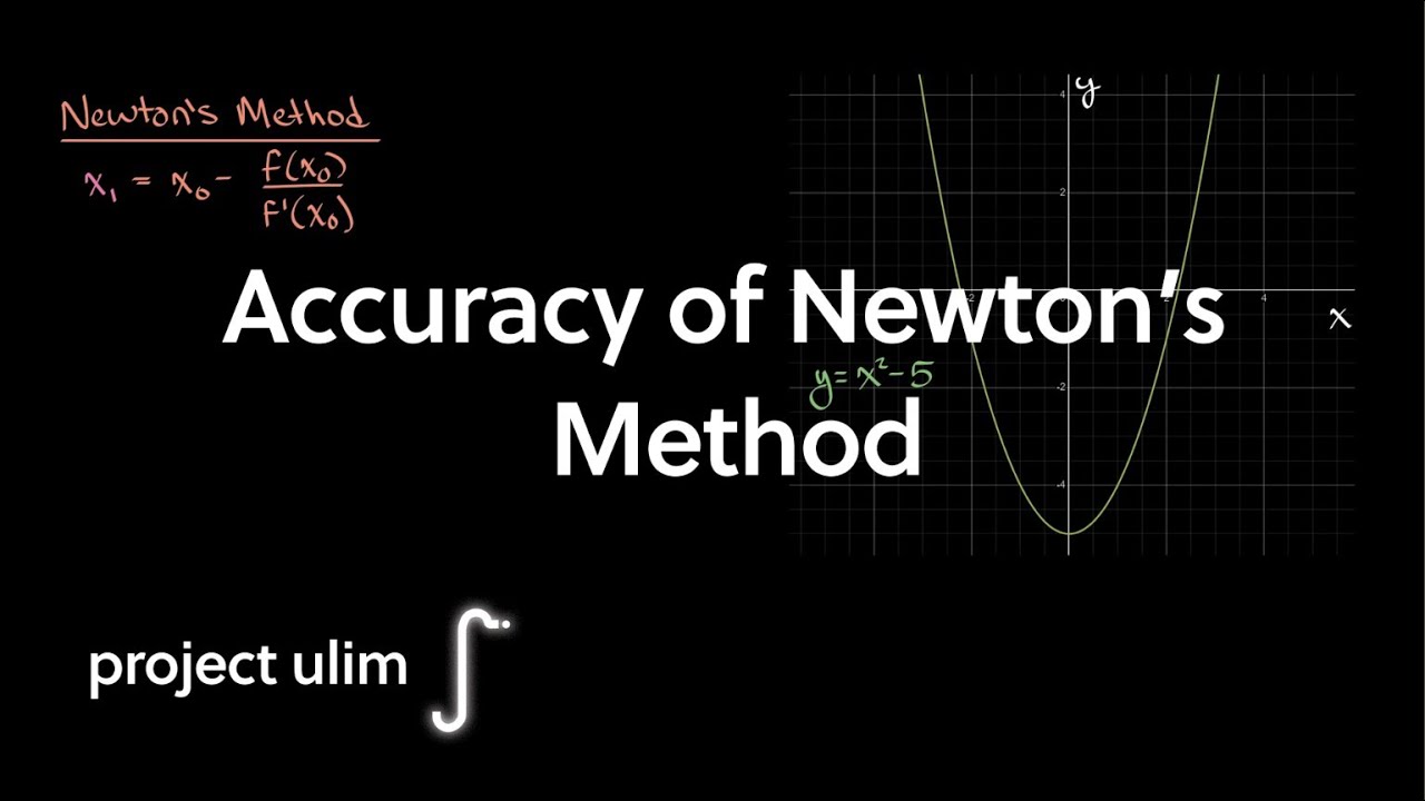 Approximating the Square Root of 5 Using Newton's Method | Single Variable Calculus | Project Ulim