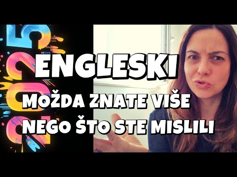 ENGLESKI - AKO PREVEDETE OVIH 20 REÄENICA, VAĆ NIVO ENGLESKOG JE NA VIĆ EM NIOVU NEGO Ć TO STE MISLILI