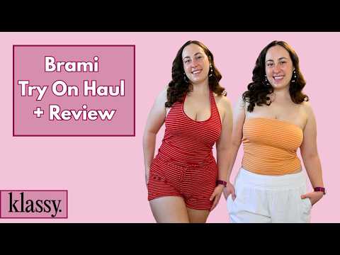 The BEST Bra Tops for Large Busts | Klassy Brami Try On Haul + Review Summer 2025