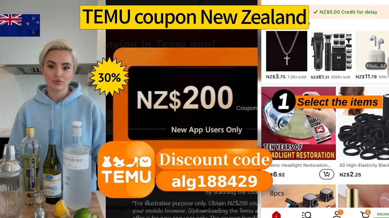 TEMU Discount Code NZ 2026 🛍️ Claim NZ$200 FREE + Save on Your First Order | alg188429