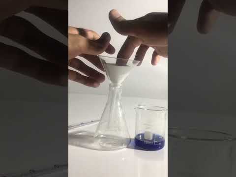 Filtration of inorganic compound