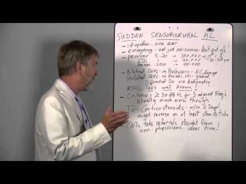 Sudden Sensorineural Hearing Loss